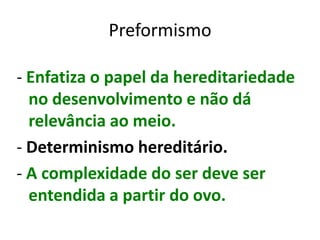 3 preformismo-filogénese e | PPTX