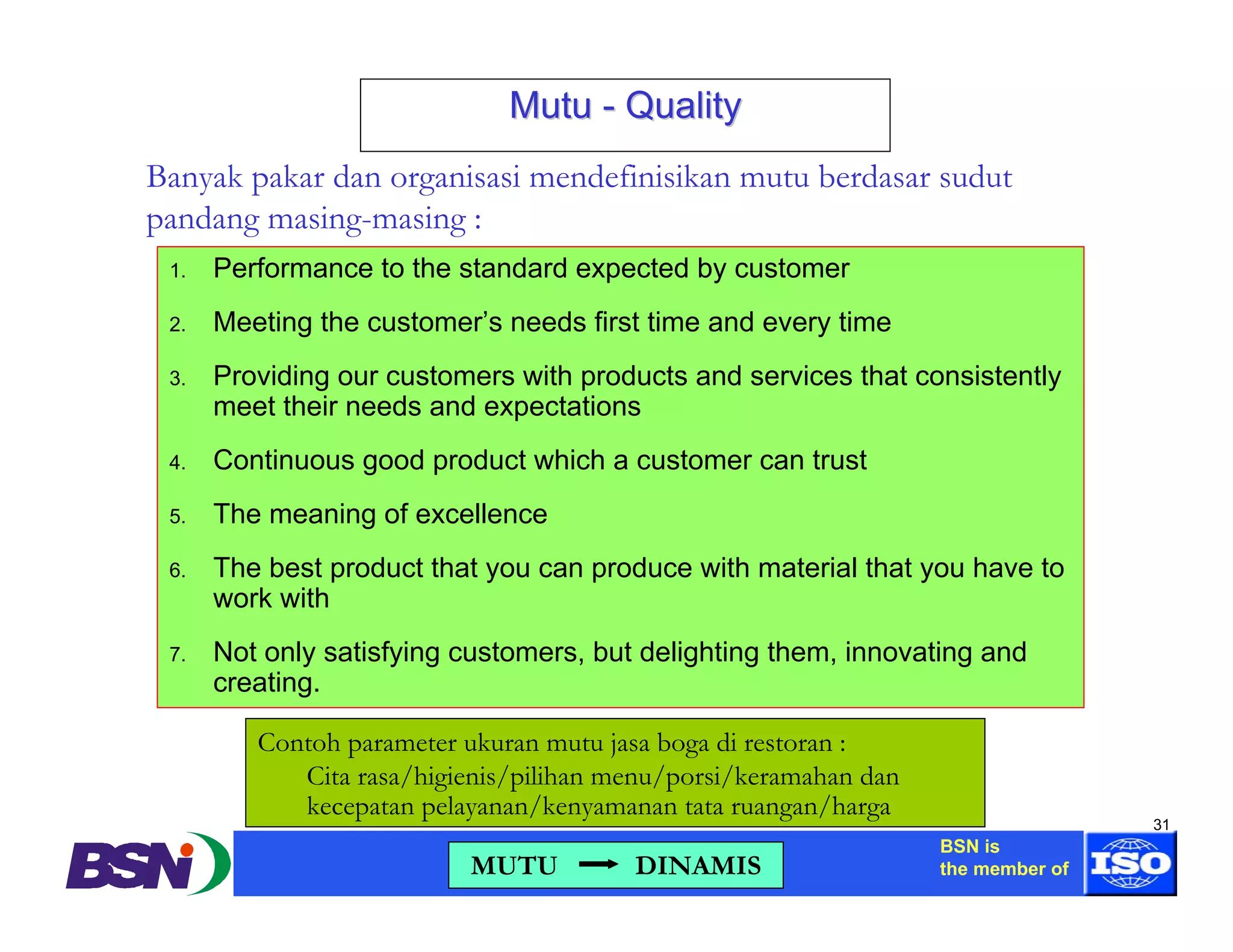 Infrastruktur Mutu | PDF