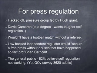 3 press regulation leveson | PPTX