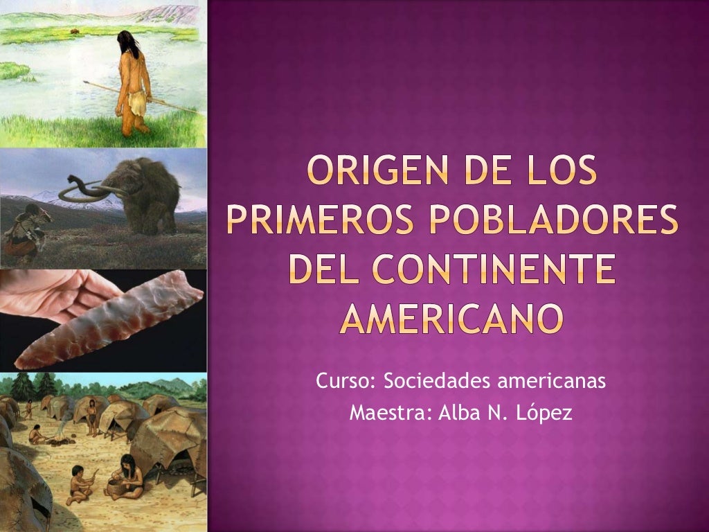 Primeros Pobladores de America