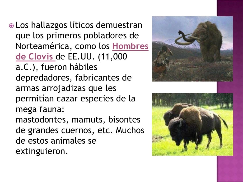 Primeros Pobladores de America