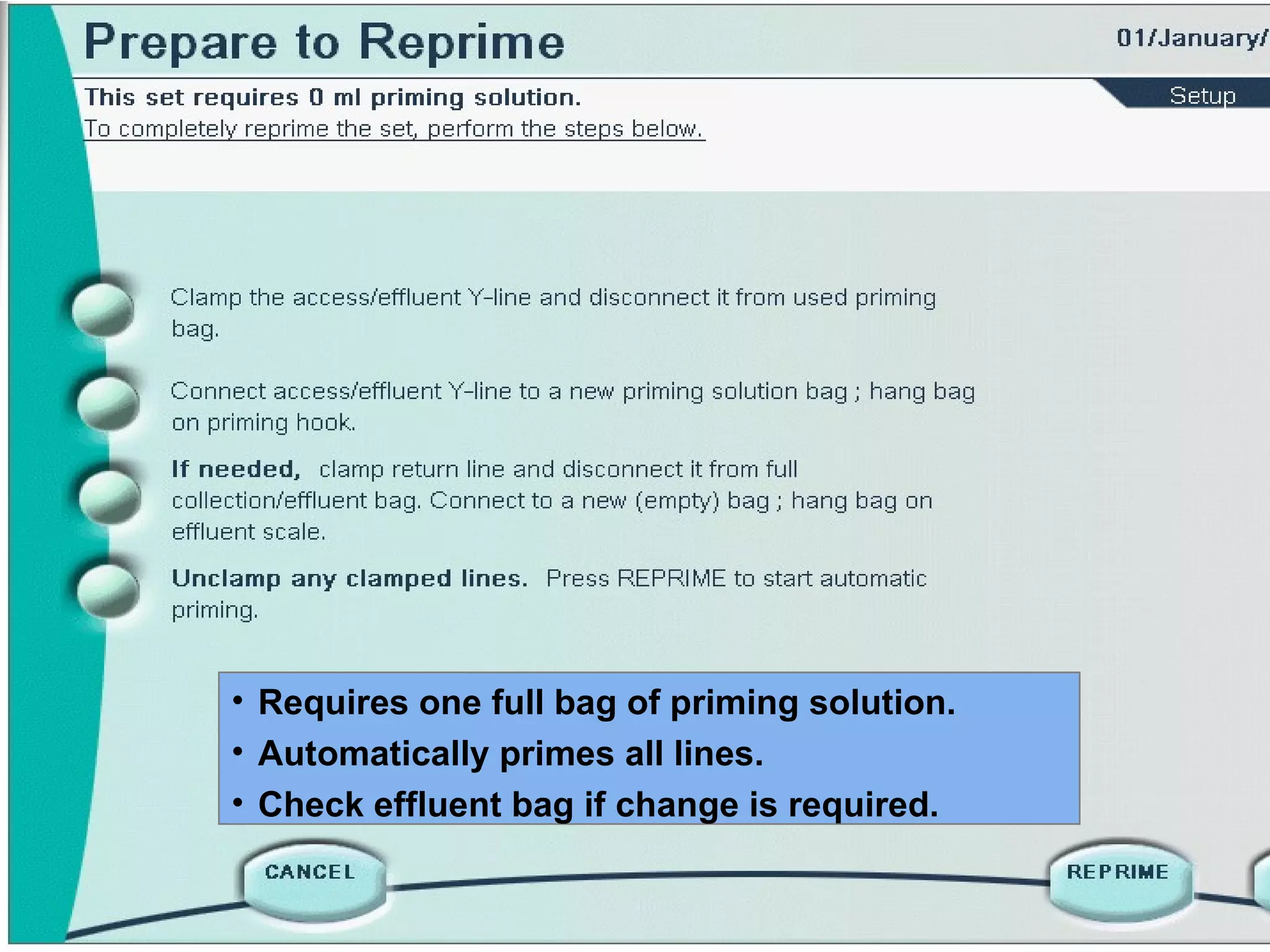 3 prismaflex basic setup operation | PPT