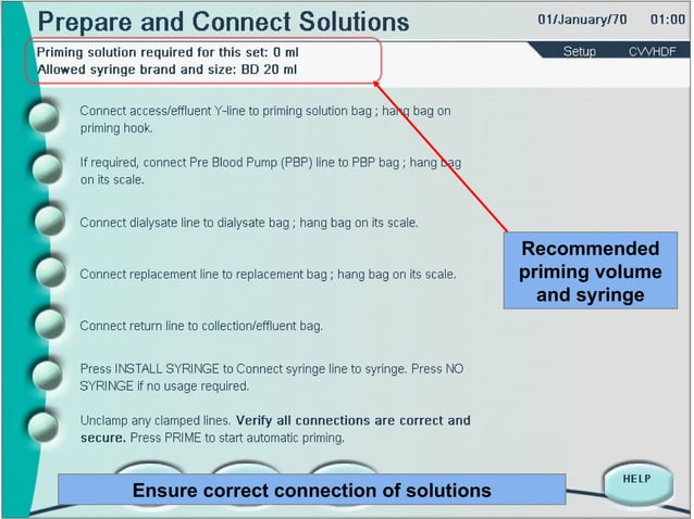 3 prismaflex basic setup operation | PPT