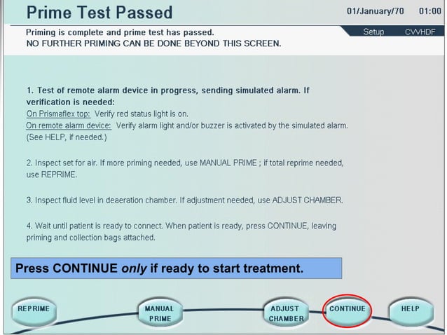 3 prismaflex basic setup operation | PPT