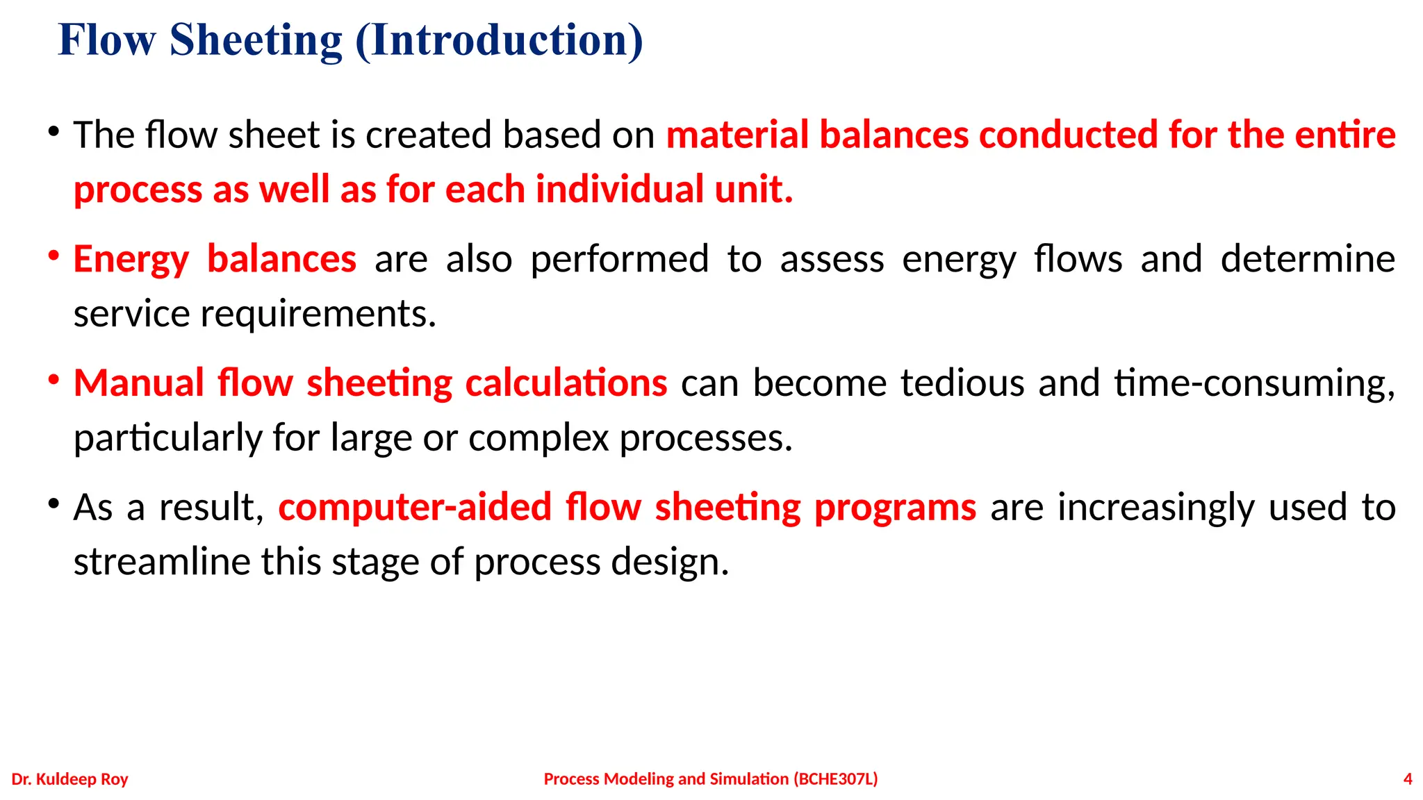 3-Process Modelling and Simulation (BCHE307L) for chemical engineering ...