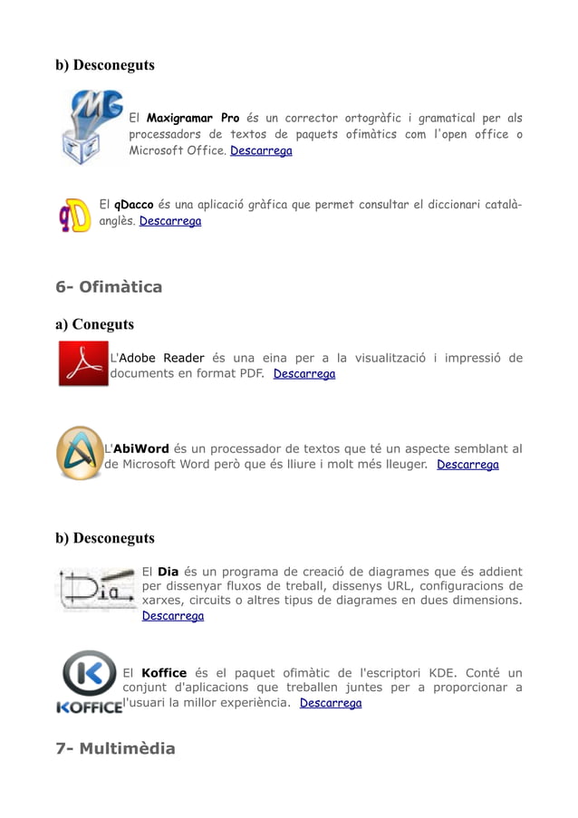 Programari lliure | PDF