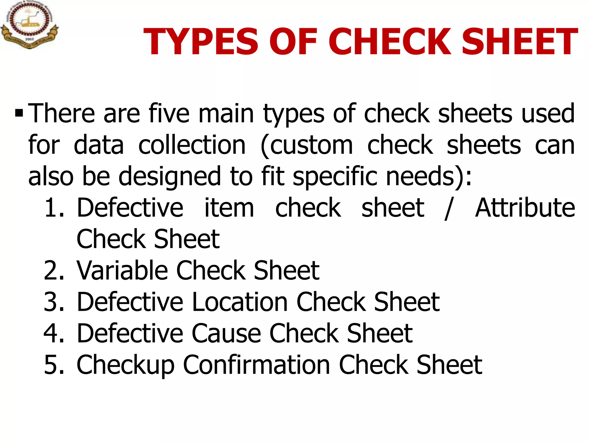 3. project charter, check sheet, pareto analysis & c&e diagram & matrix ...