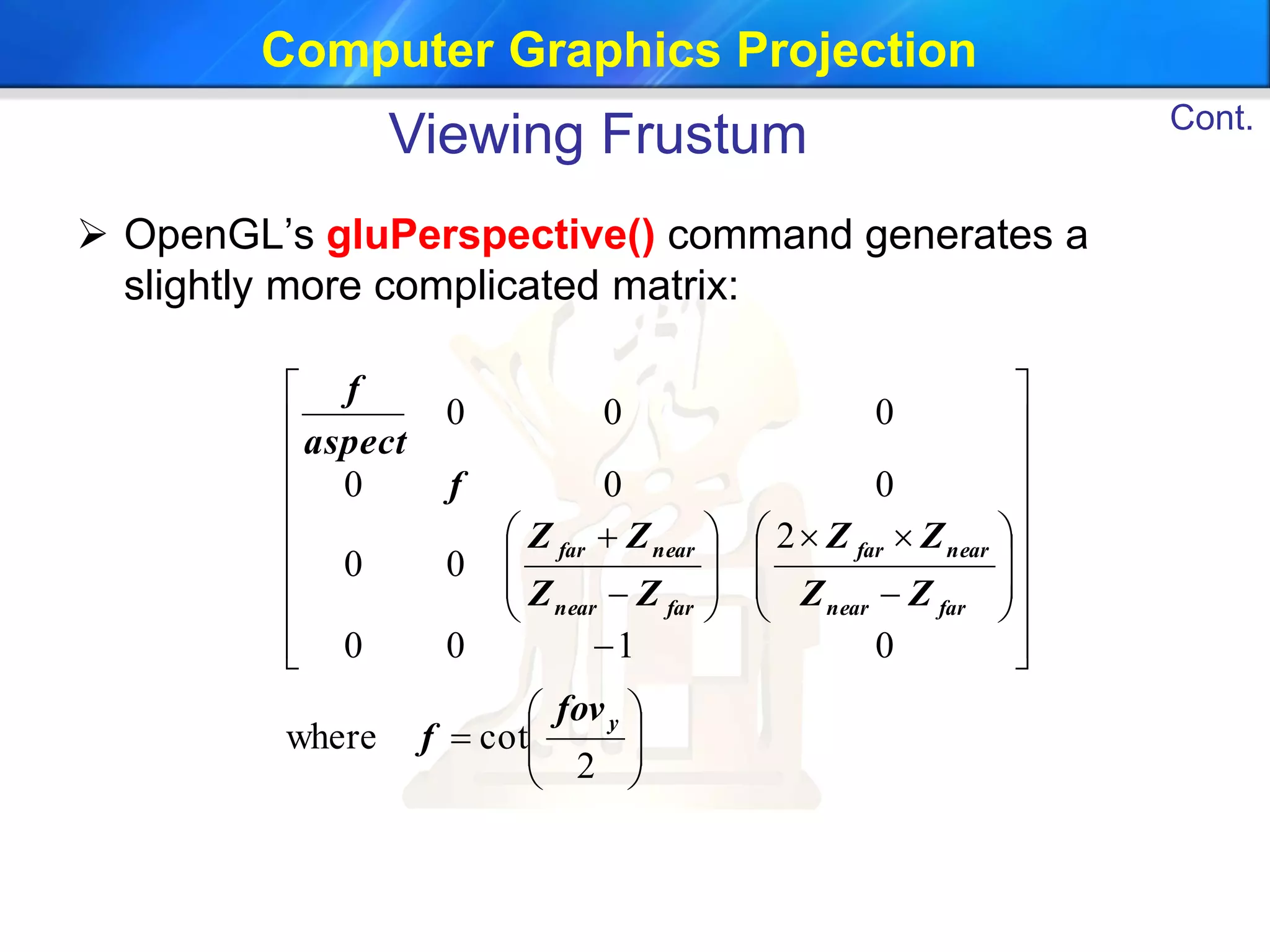 3 projection computer graphics | PPT