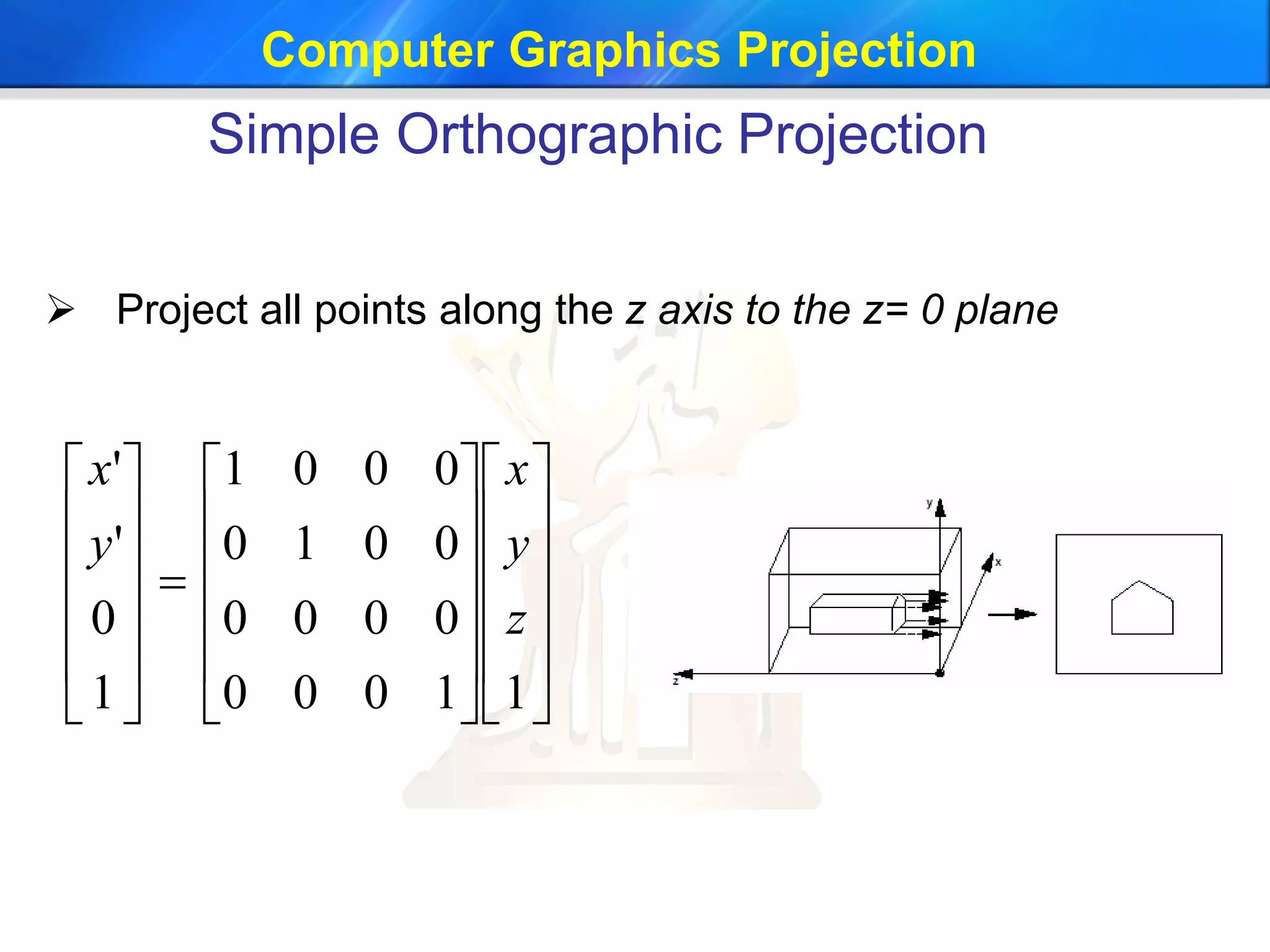 3 Projection Computer Graphics Ppt