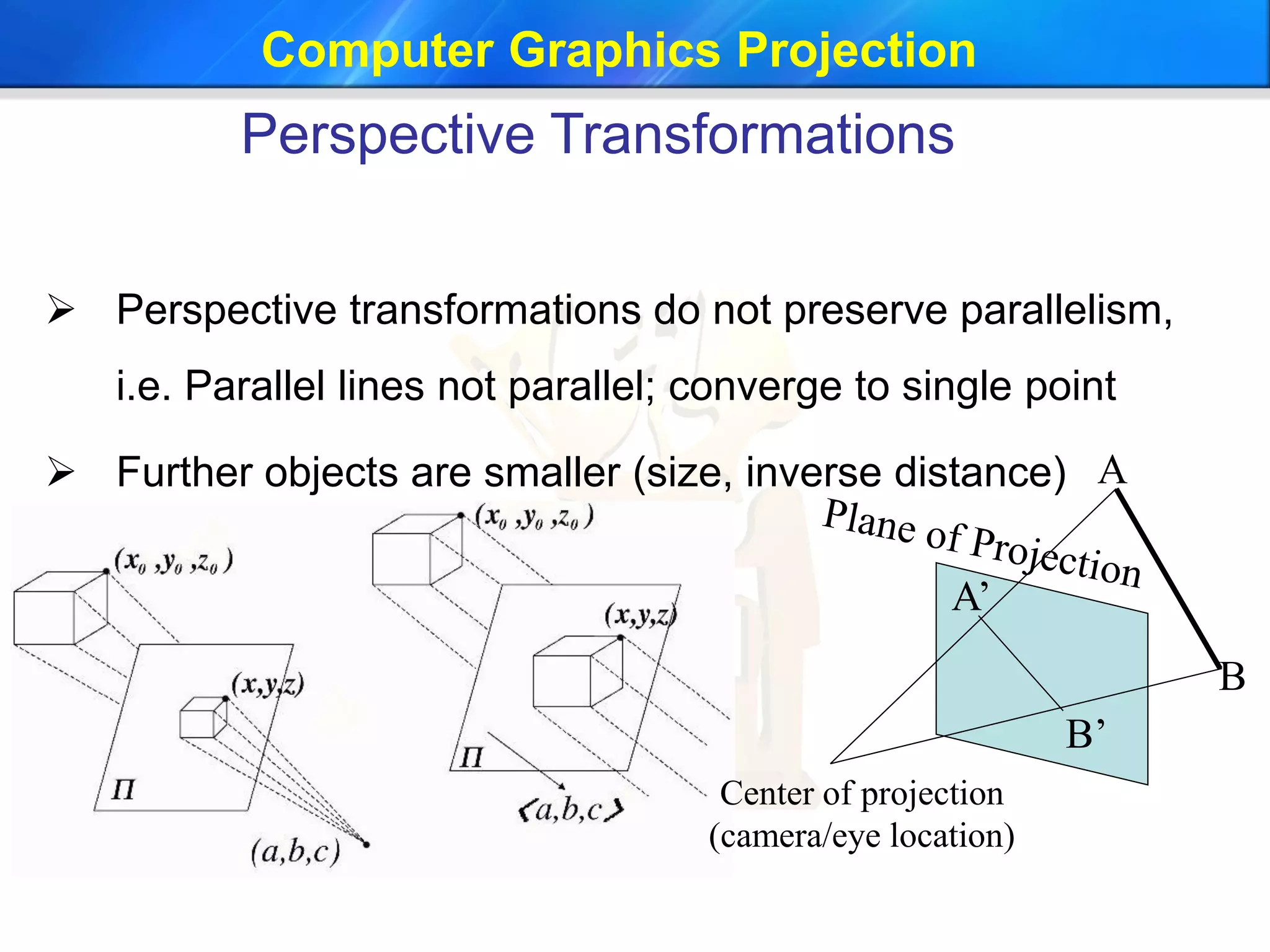 3 projection computer graphics | PPT