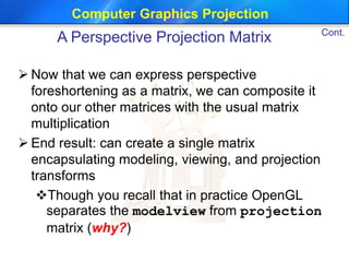 3 projection computer graphics | PPT