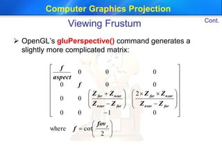 3 projection computer graphics | PPT