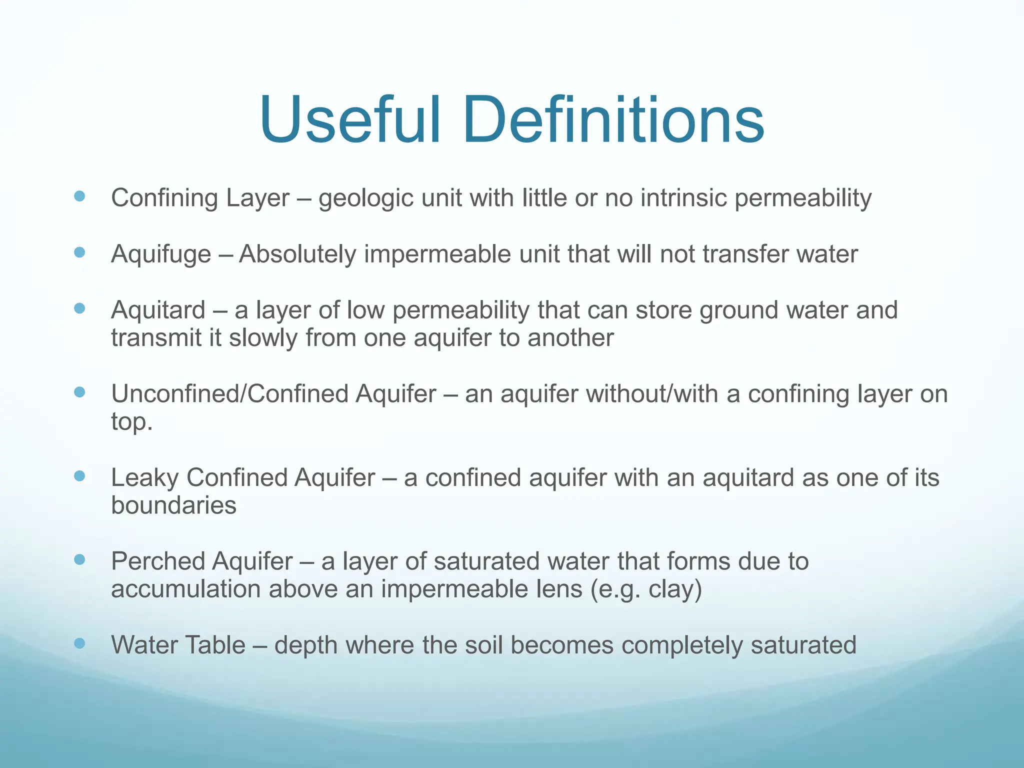 3 - PropAquifers.pptx Hydrogeology Geology | PPTX