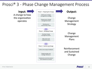 Prosci Methodology Overview: An Integrated Approach to Deliver Results ...