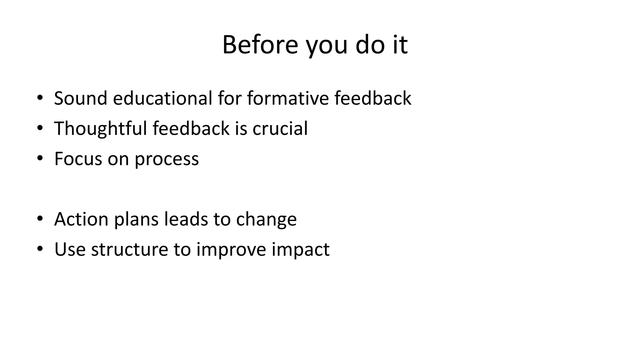 Providing feedback and making an action plan Maggie Cruickshank | PPT