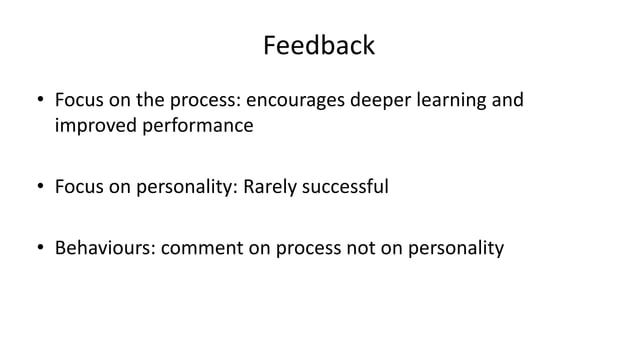 Providing feedback and making an action plan Maggie Cruickshank | PPT