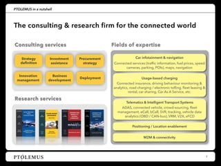 PTOLEMUS Consulting Group - Evolution de l'assurance télématique en ...