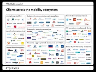 PTOLEMUS Consulting Group - Evolution de l'assurance télématique en ...