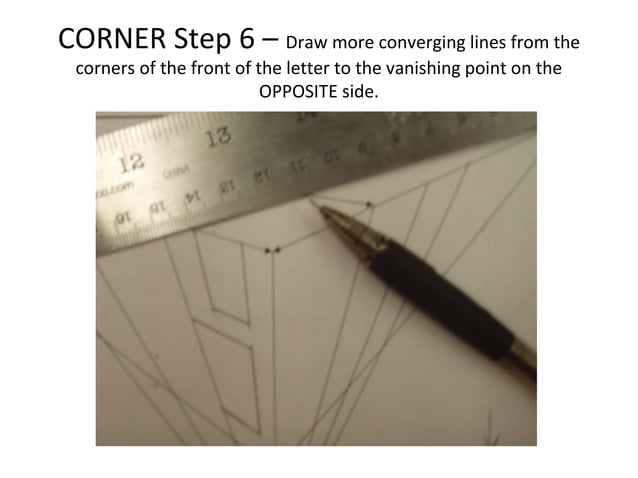 3 point perspective letters | PPT