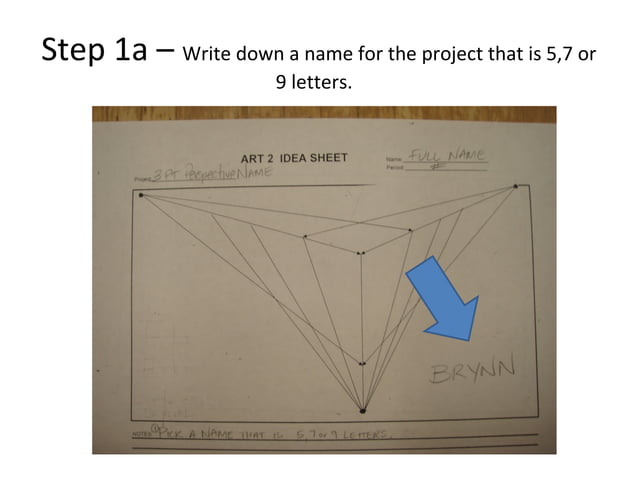 3 point perspective letters | PPT
