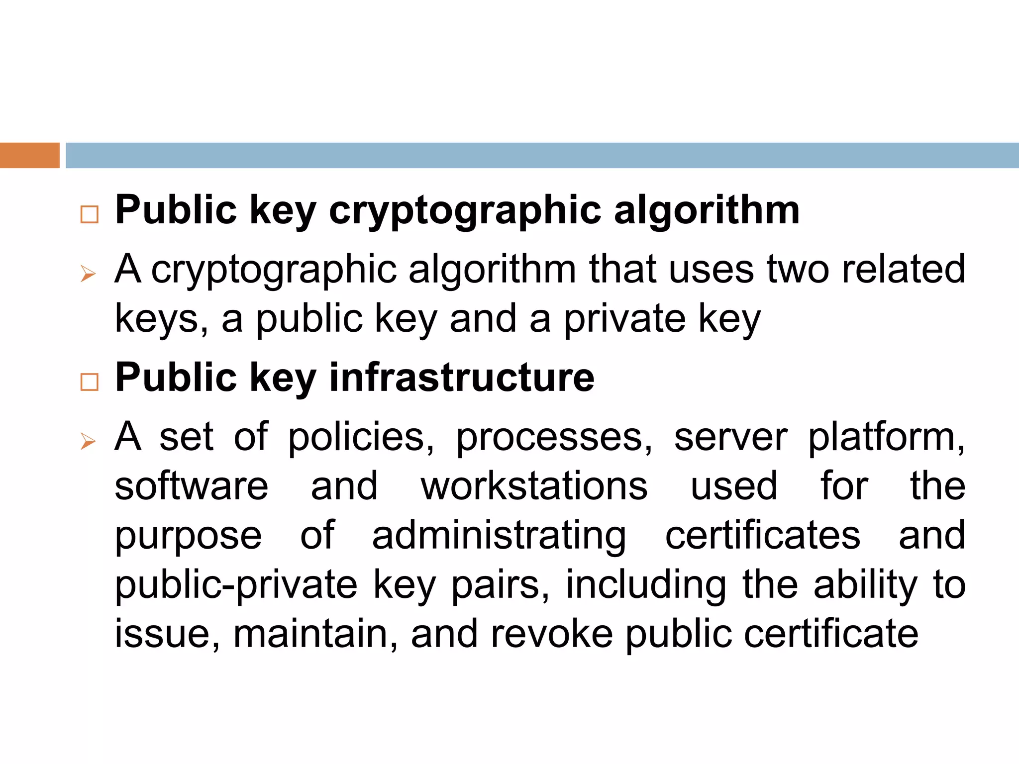 3 public key cryptography | PPTX