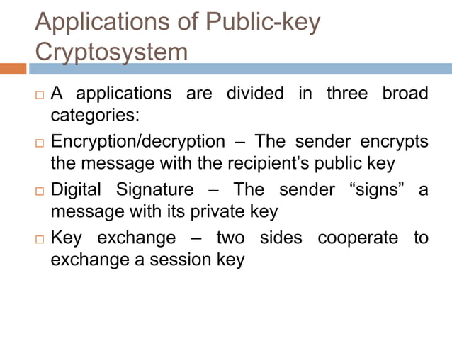 3 public key cryptography | PPTX