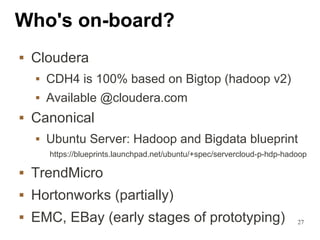 Deploying Hadoop-Based Bigdata Environments | PPT