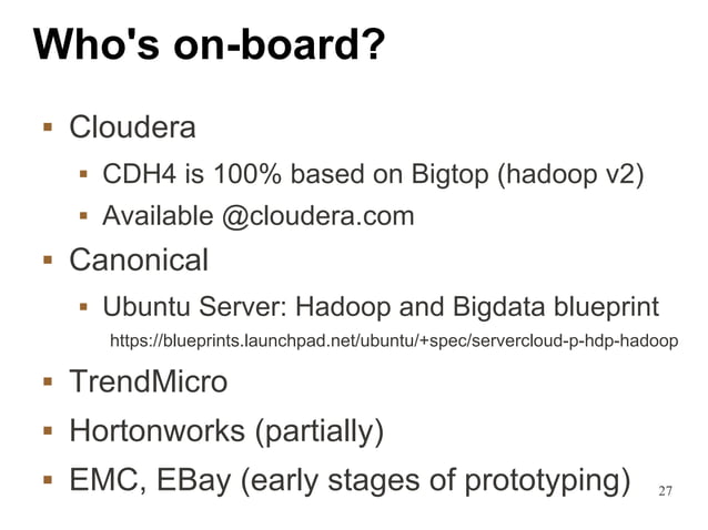 Deploying Hadoop-Based Bigdata Environments | PPT