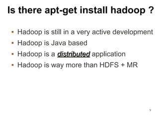 Deploying Hadoop-Based Bigdata Environments | PPT