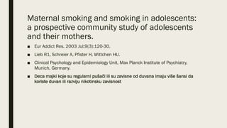 Pušenje i zavisnost, Snežana Alčaz | PDF