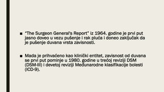 Pušenje i zavisnost, Snežana Alčaz | PDF