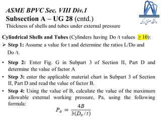 SECTION-VIII RULES FOR CONSTRUCTION OF PRESSURE VESSELS | PPT