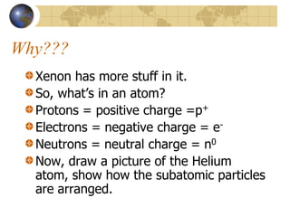 3. Pwpt The Atom | PPTX | Chemistry | Science