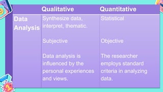 3-Quantitative and Qualitative Research and principles | PPT