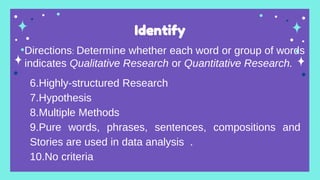 3-Quantitative and Qualitative Research and principles | PPT
