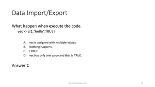 3 R Tutorial Data Structure | PPT