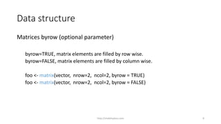 3 R Tutorial Data Structure | PPT