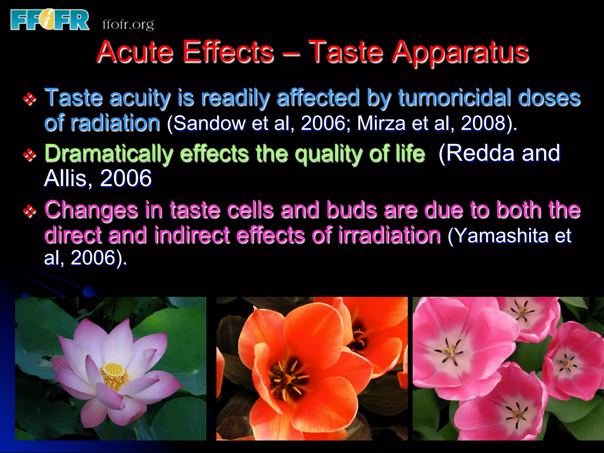 3.radiation effects mucosa, taste, jaw opening | PDF