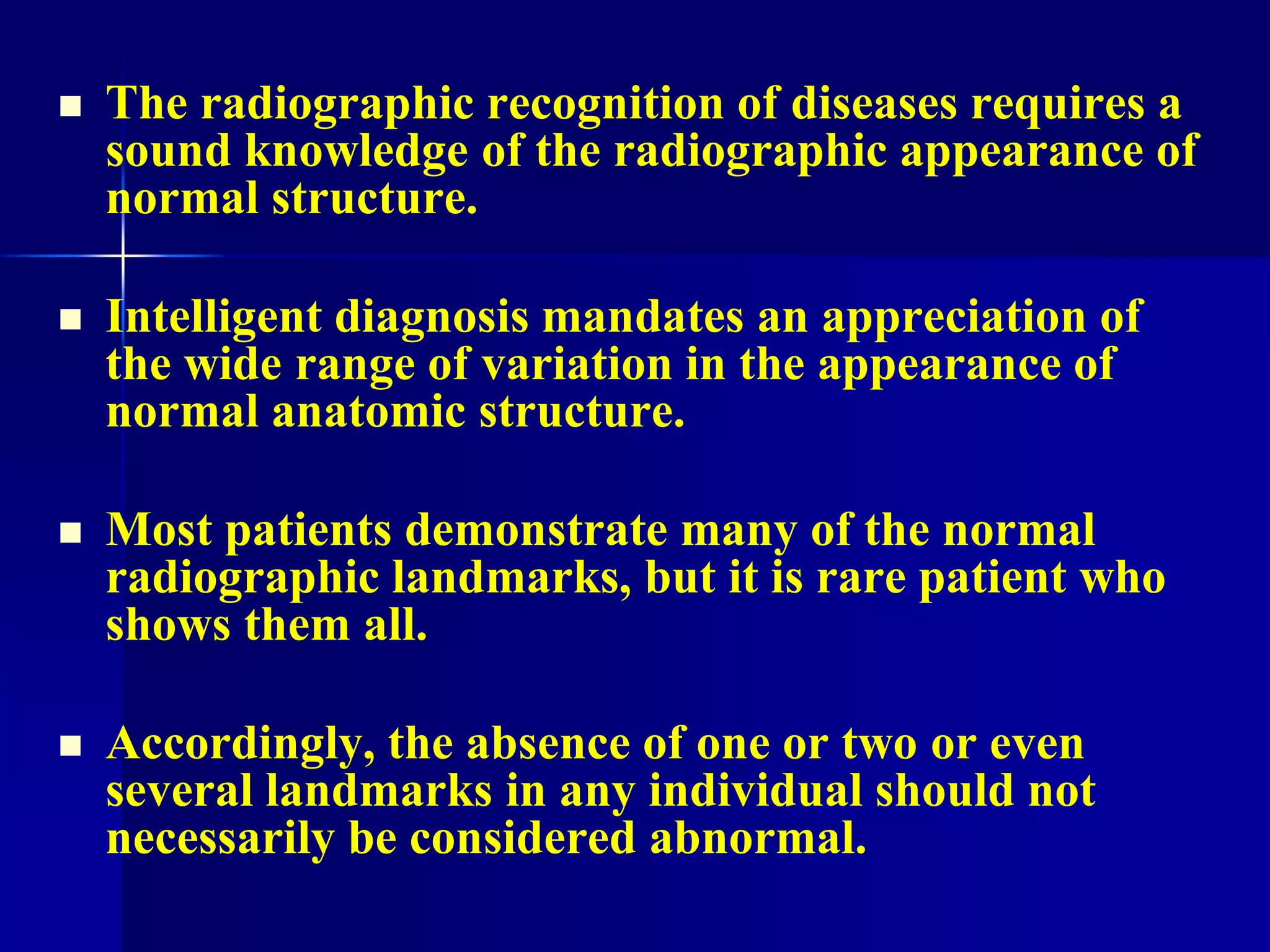 Radiographic Anatomical Landmarks | PPSX