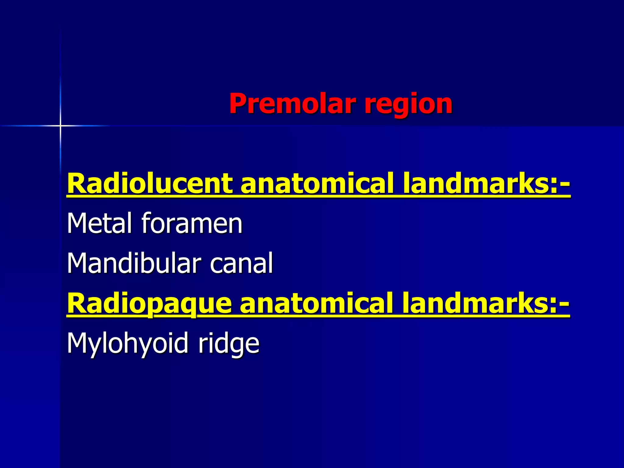 Radiographic Anatomical Landmarks | PPSX