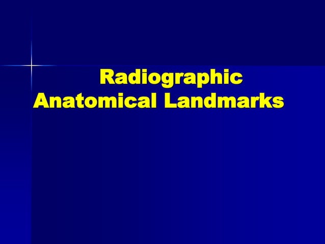 Radiographic Anatomical Landmarks | PPSX | Dental Health | Diseases and ...