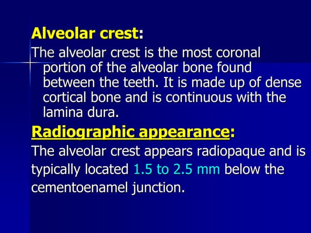 Radiographic Anatomical Landmarks | PPSX | Dental Health | Diseases and ...
