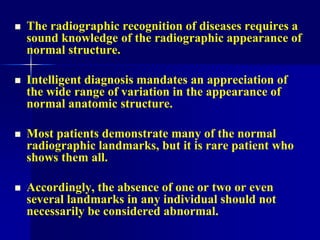 Radiographic Anatomical Landmarks | PPSX