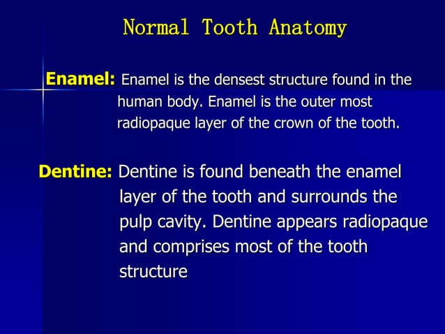 Radiographic Anatomical Landmarks | PPSX | Dental Health | Diseases and ...