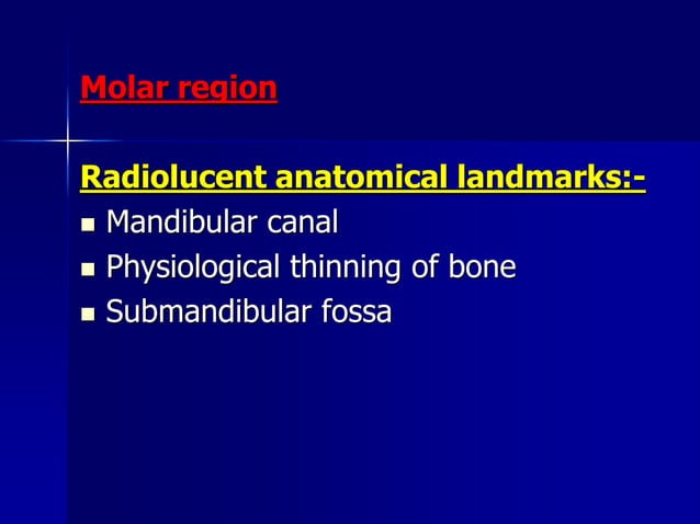 Radiographic Anatomical Landmarks | PPSX | Dental Health | Diseases and ...