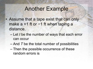 Random Error Theory | PPT