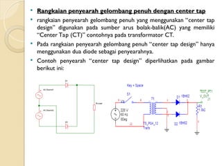 3-RANGKAIAN PENYEARAH GELOMBANG (RECTIFIER)_FIX+FILTER.ppt