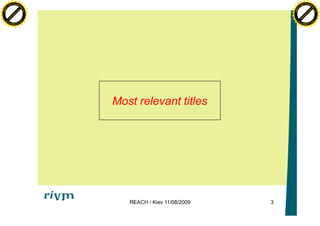 REACH | PDF