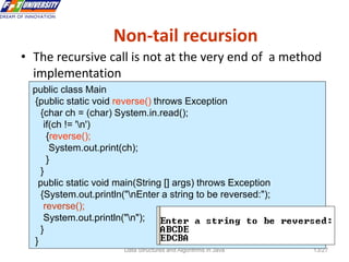 3-Recursion.ppt | Programming Languages | Computing