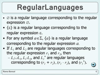 Regular Languages | PPT